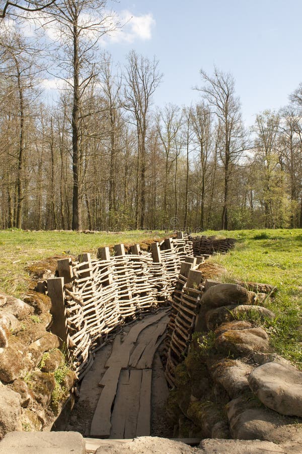 Flanders Fields, WWI Trenches, Belgim Stock Photo - Image of armistice ...