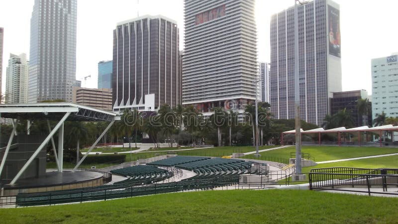 Bayfront Park editorial stock photo. Image of landscape - 82937643