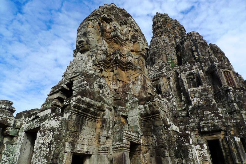 Bayon, Angkor, Cambodia stock image. Image of asia, relief - 22967573