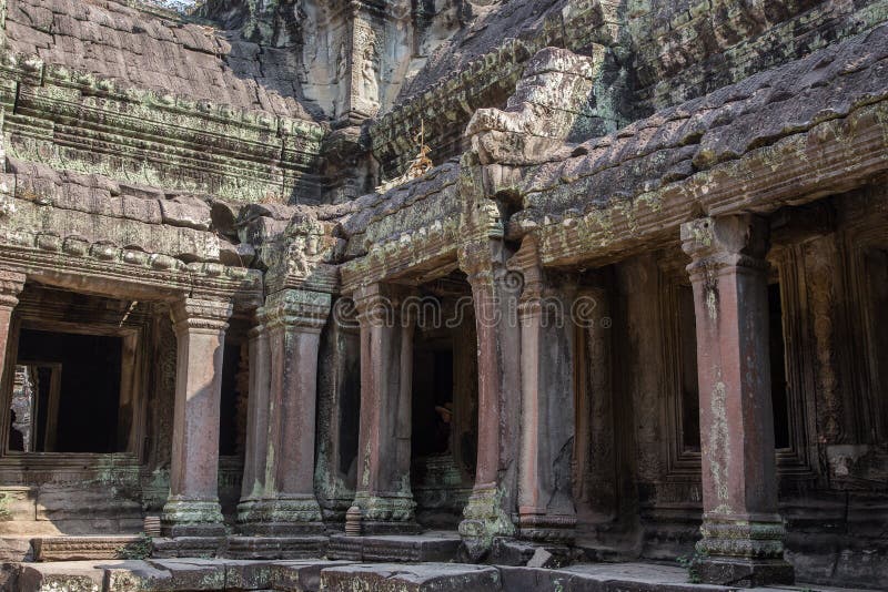Bayon-Tempel Bei Angkor Wat Historical Complex Stockbild - Bild von ...