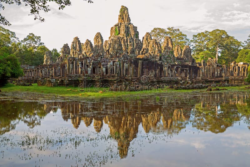 Bayon temple stock image. Image of buddhism, cambodia - 26664133
