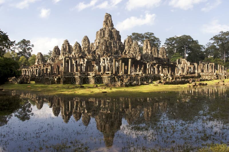 Bayon Temple, Angkor stock image. Image of civilization - 12279455