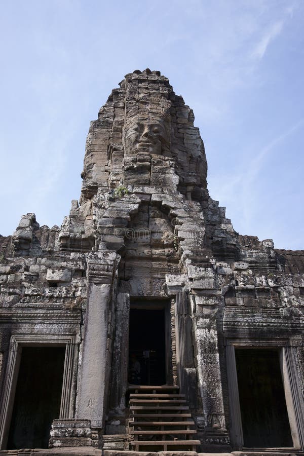 Bayon Temple, Angkor Wat, Cambodia Stock Image - Image of architecture ...