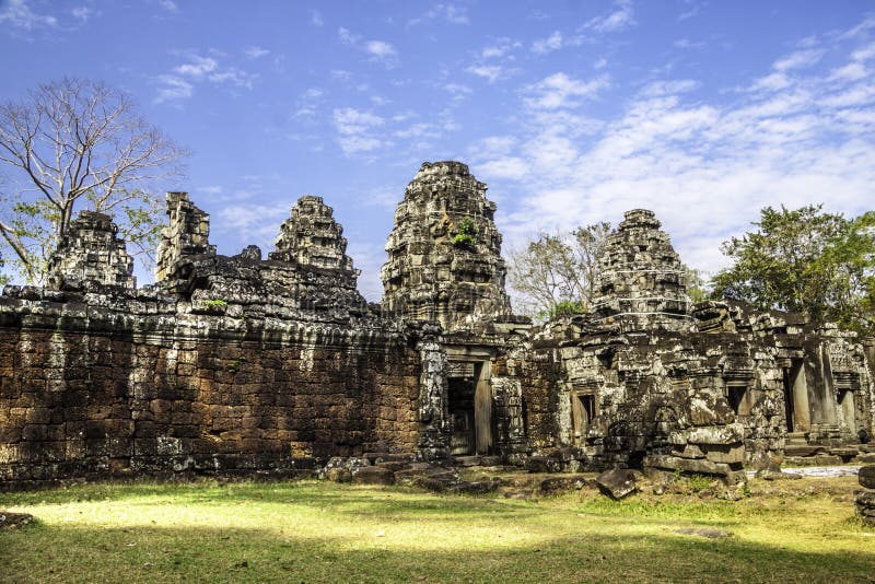 Bayon Temple, Angkor Wat, Cambodia, Asia. Stock Photo - Image of bayon ...