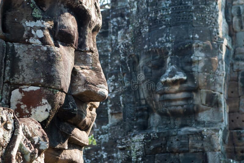 Angkor Thom: Temple of Bayon Stock Image - Image of famous, ruin: 6788551