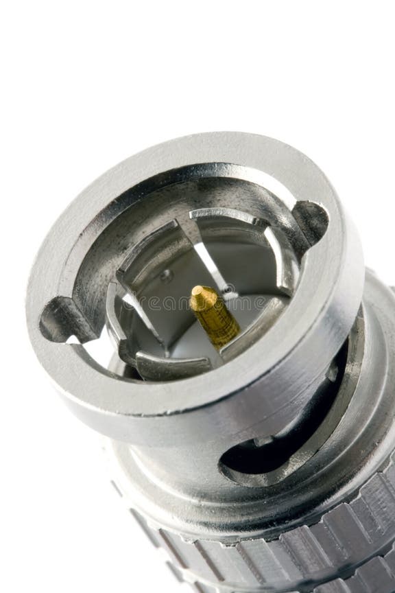 Bayonet connector close-up stock image. Image of coaxial - 3327133