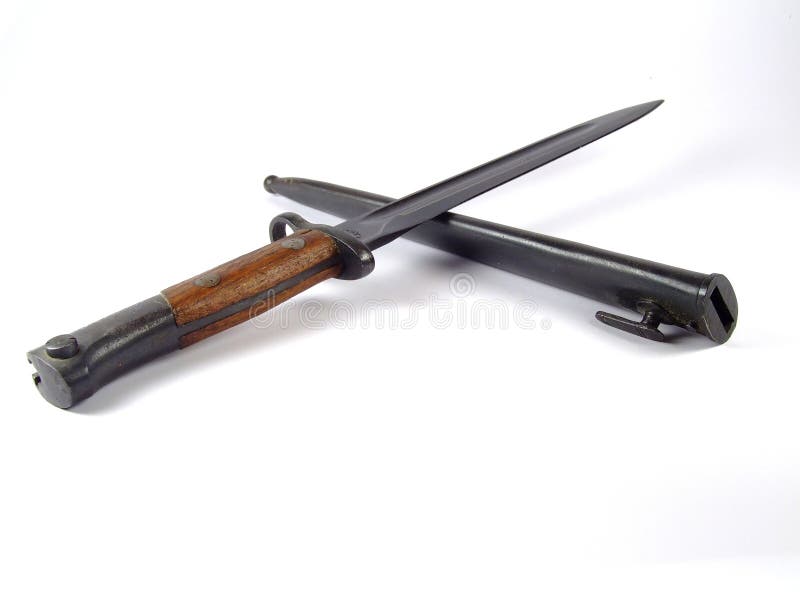 Bayoneta imagen de archivo. Imagen de ejército, acero - 7123119