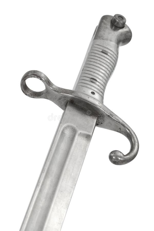 Bayoneta al rifle imagen de archivo. Imagen de daga, sostenido - 26595393