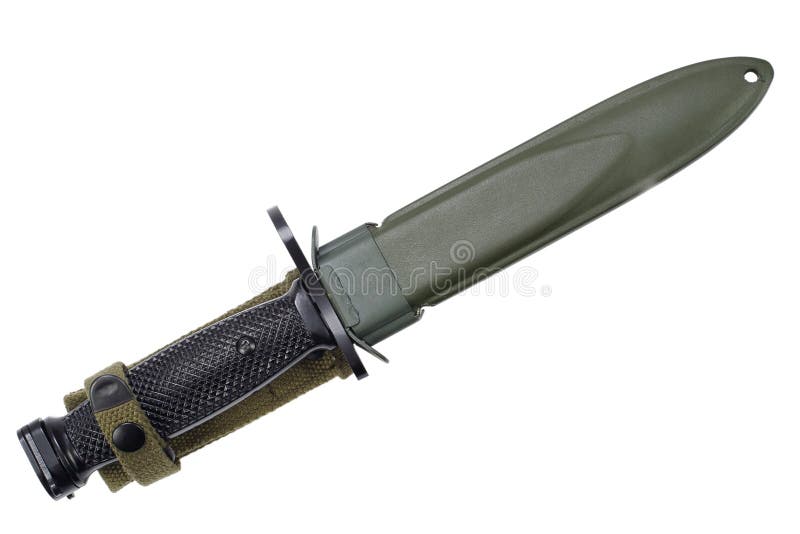 Bayoneta del rifle M16 foto de archivo. Imagen de bayoneta - 101486356
