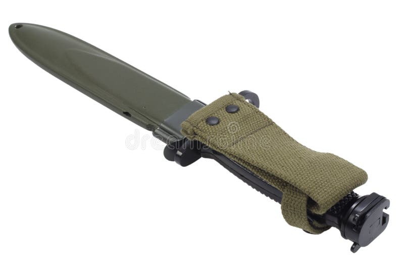 Bayoneta del rifle M16 foto de archivo. Imagen de rifle - 112420606