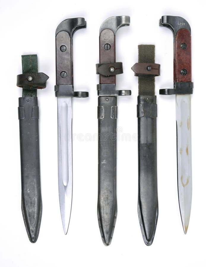 Bayoneta En El Rifle De Asalto De AK47 Imagen de archivo - Imagen de ...