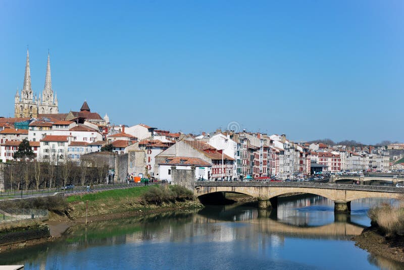 Bayonne in France stock image. Image of bayonne, landscape - 19638693