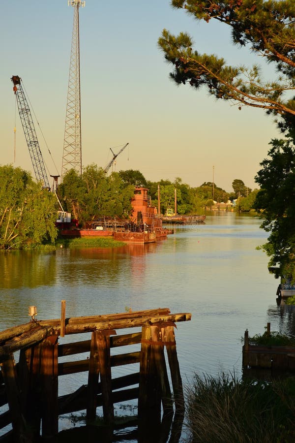 Bayou side stock image. Image of bayou, south, trees - 44607593