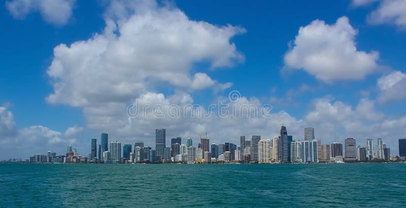 Bayside Marina in Miami, Florida USA Stock Image - Image of ship ...