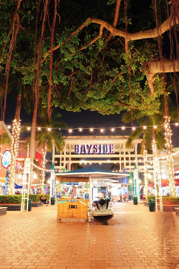 Bayside Marketplace Miami editorial photo. Image of panoramic - 23791861