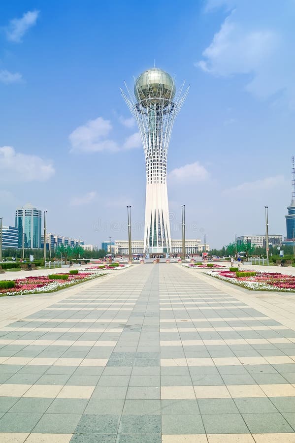 Bayterek stock photo. Image of street, beautiful, beautifully - 25917736