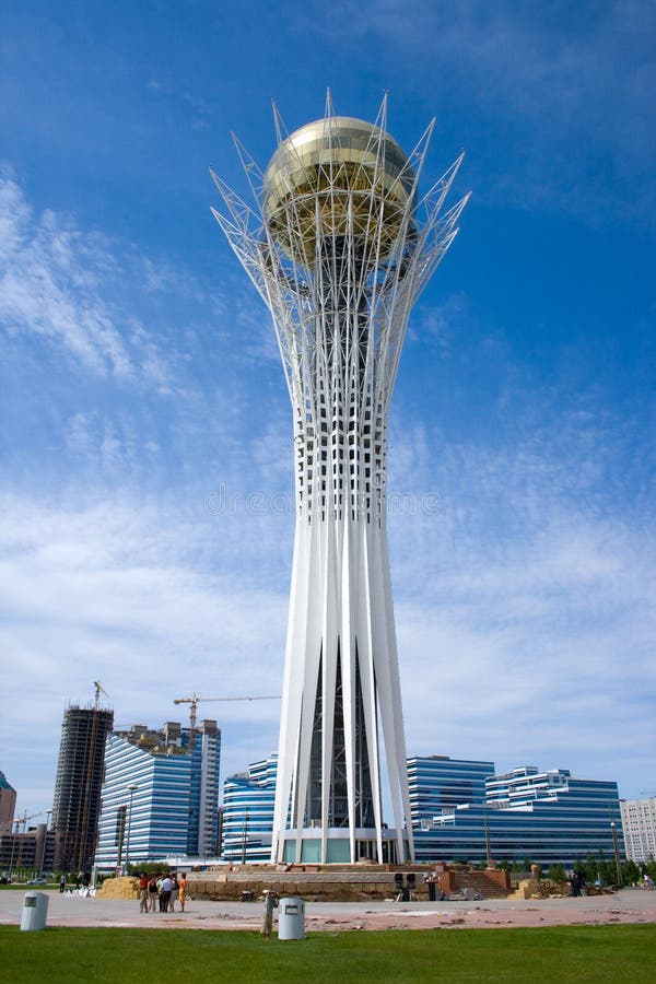 Bayterek Tower in Astana stock photo. Image of capital - 6490216