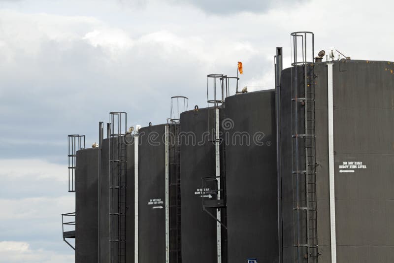 Baytex Bitumen Tanks, Alberta, Canada Editorial Photo - Image of chops ...