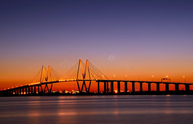 Baytown Bridge stock image. Image of stay, architecture - 18750925