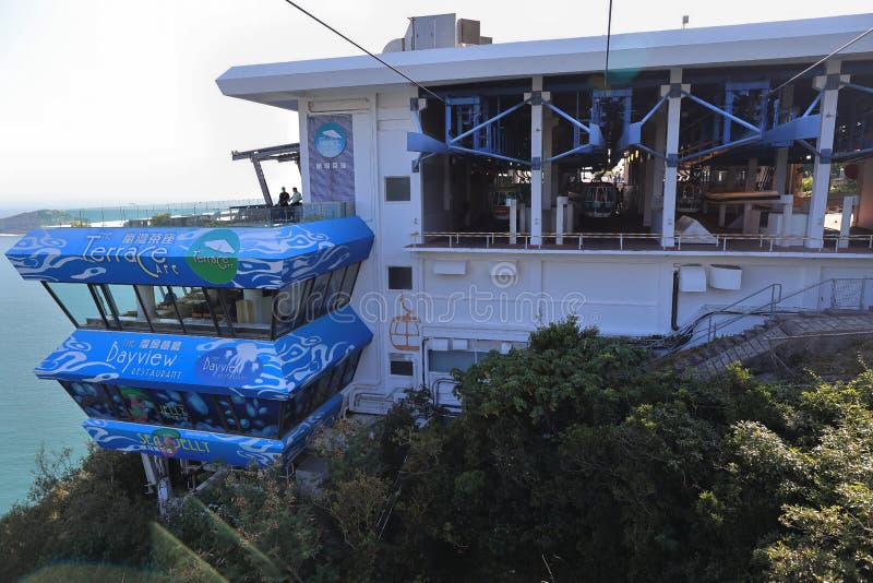The Bayview Restaurant and Cable Car, Hk 18 Nov 2021 Editorial Photo ...