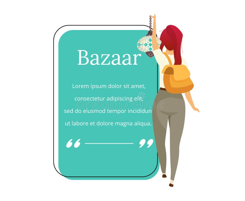 Bazaar Word Concepts Flat Color Vector Banner Stock Vector ... Bazaar Word Concepts Flat Color Vector Banner Stock Vector ...