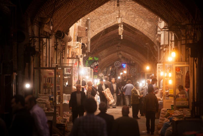 Bazaar de Tabriz, Iran editorial photography. Image of persian - 101928222