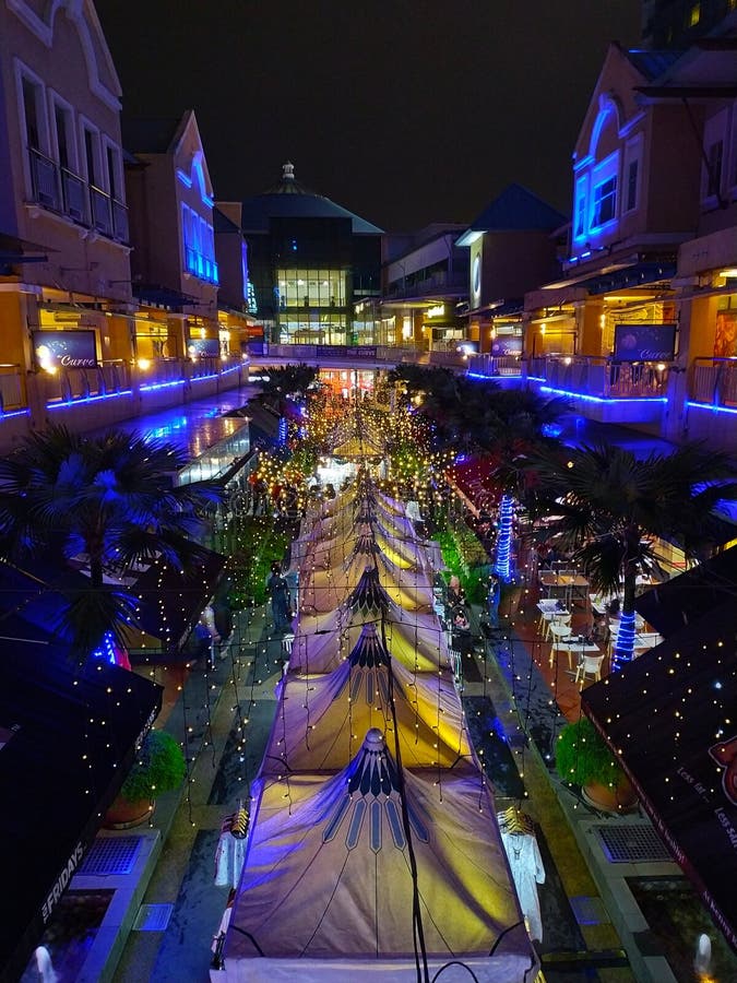 Night Bazaar editorial stock photo. Image of light, decoration - 44427948