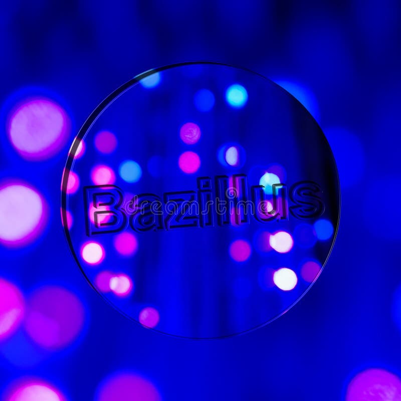 `Bazillus` = `Bacillus` - Word, Lettering or Text As 3D Illustration ...