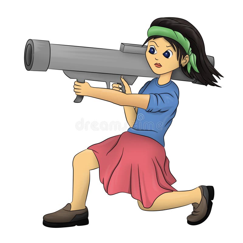 Bazooka Girl Stock Illustrations – 7 Bazooka Girl Stock Illustrations ...