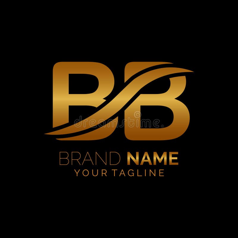 BB logo design. stock vector. Illustration of cartoon - 363619857