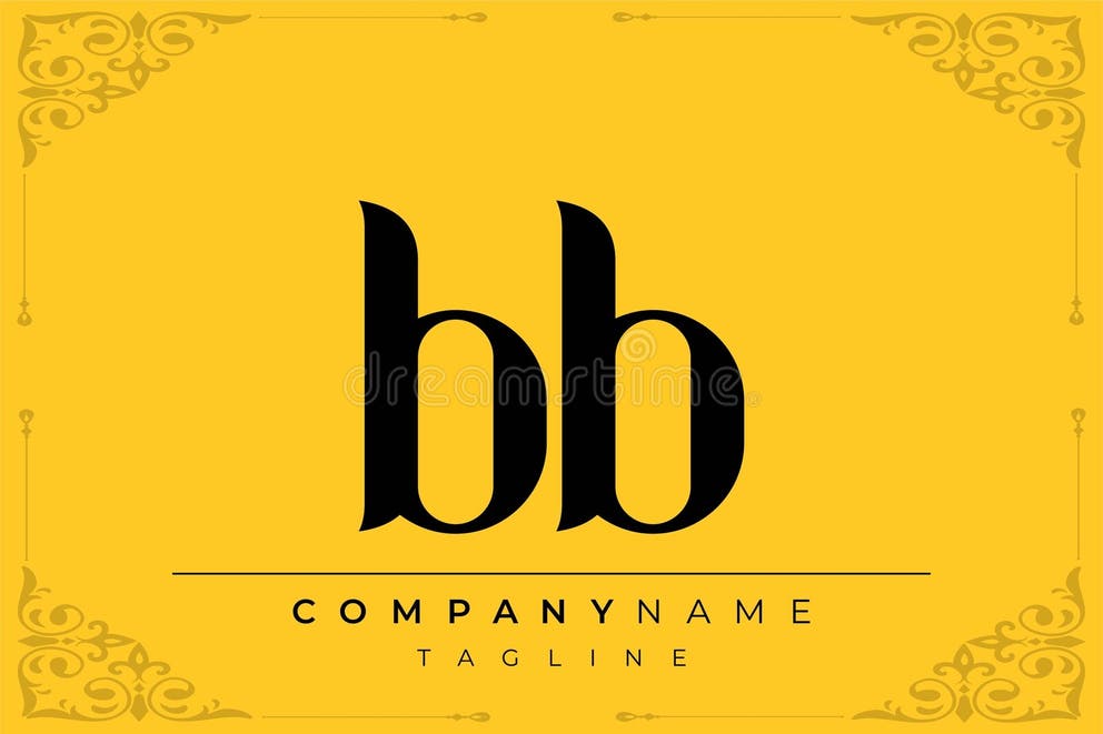 BB abstract luxury logo stock vector. Illustration of line - 362198167