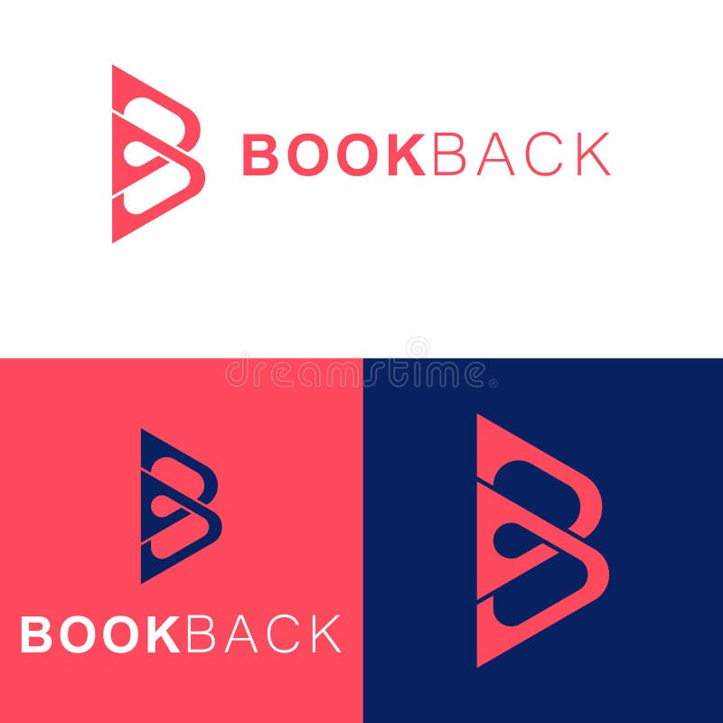 Bb B B Letter Logo Alphabet Design Template Vector Stock Vector ...