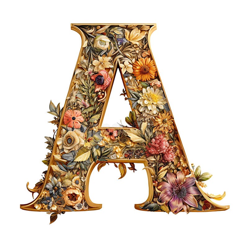 Garnished English Alphabet Stock Illustrations – 51 Garnished English ...