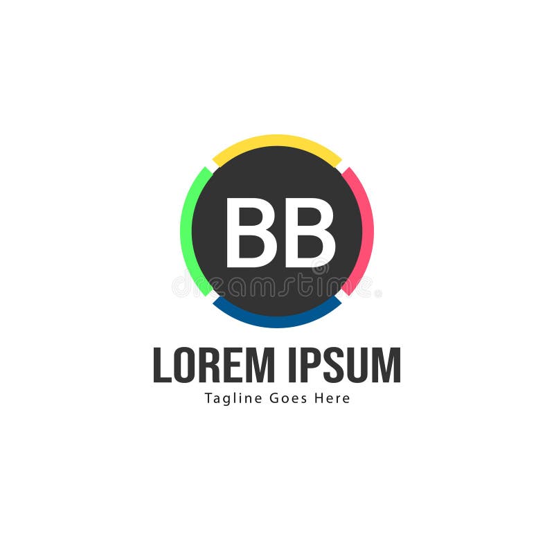 BB Letter Logo Design. Creative Modern BB Letters Icon Illustration ...