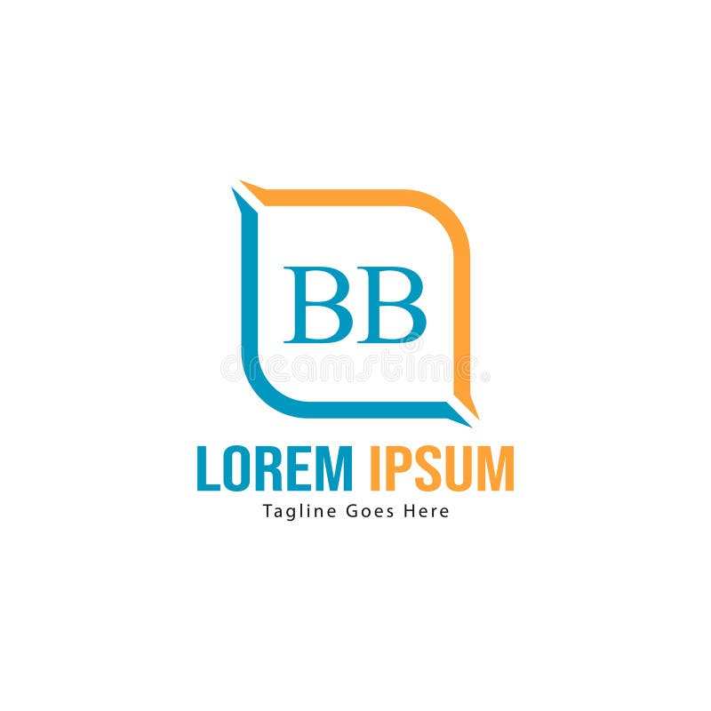 BB Letter Logo Design. Creative Modern BB Letters Icon Illustration ...