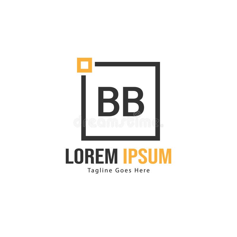 BB Letter Logo Design. Creative Modern BB Letters Icon Illustration ...