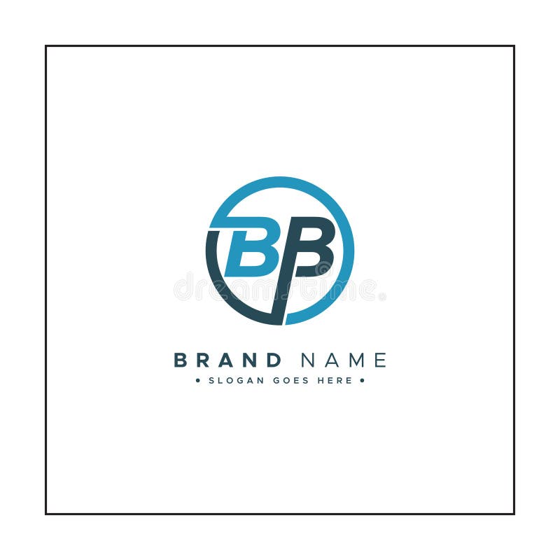 BB Vector Logo Template - Simple Icon for Initial Letter B and B ...