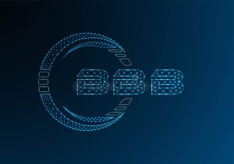 BBB Low Poly Letter Logo Vector Design. BBB Lower Poly Logo Stock ...