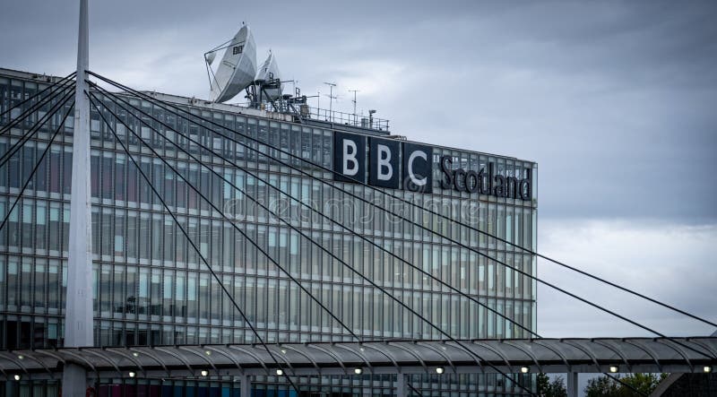 Bbc Scotland Studios Y Sede En Glasgow Glasgow Scotland Octubre 4 2022 ...