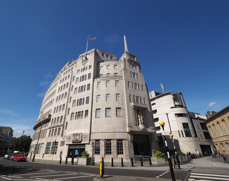 BBC-Sendungs-Haus in London Redaktionelles Bild - Bild von stadtbild ...