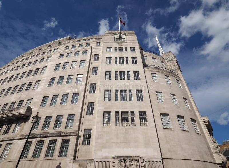 BBC-Sendungs-Haus in London Stockbild - Bild von städtisch, architektur ...