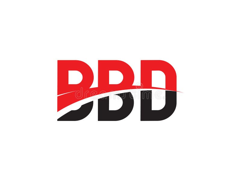 BBD Letter Initial Logo Design Vector Illustration Stock Vector ...