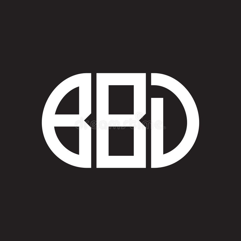 BBD Letter Logo Design on Black Background. BBD Stock Vector ...
