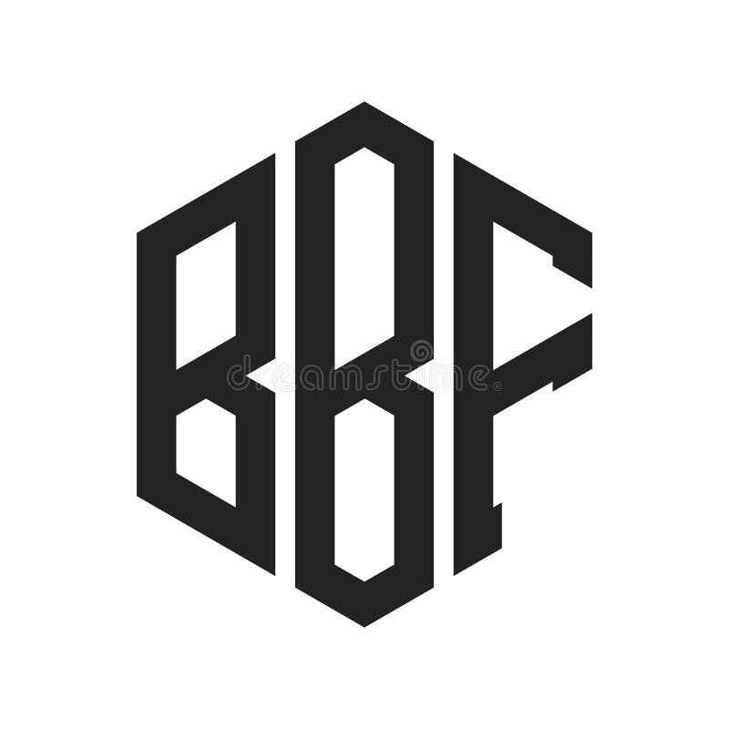 BBF Logo Design. Initial Letter BBF Monogram Logo Using Hexagon Shape ...