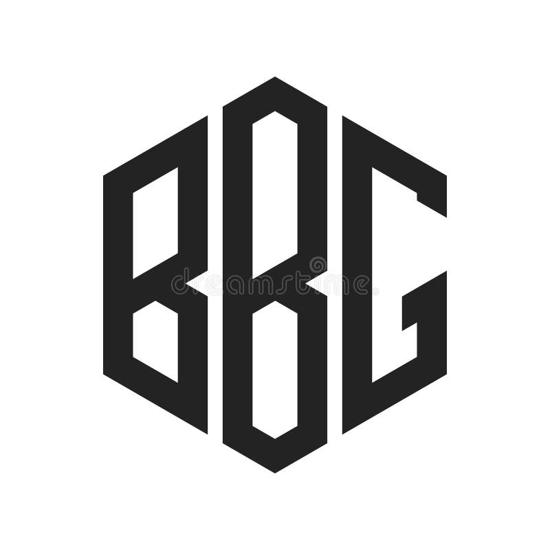 BBG Logo Design. Initial Letter BBG Monogram Logo Using Hexagon Shape ...