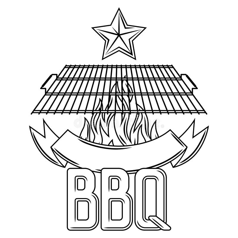 Bbq Fire Border Stock Illustrations – 175 Bbq Fire Border Stock ...