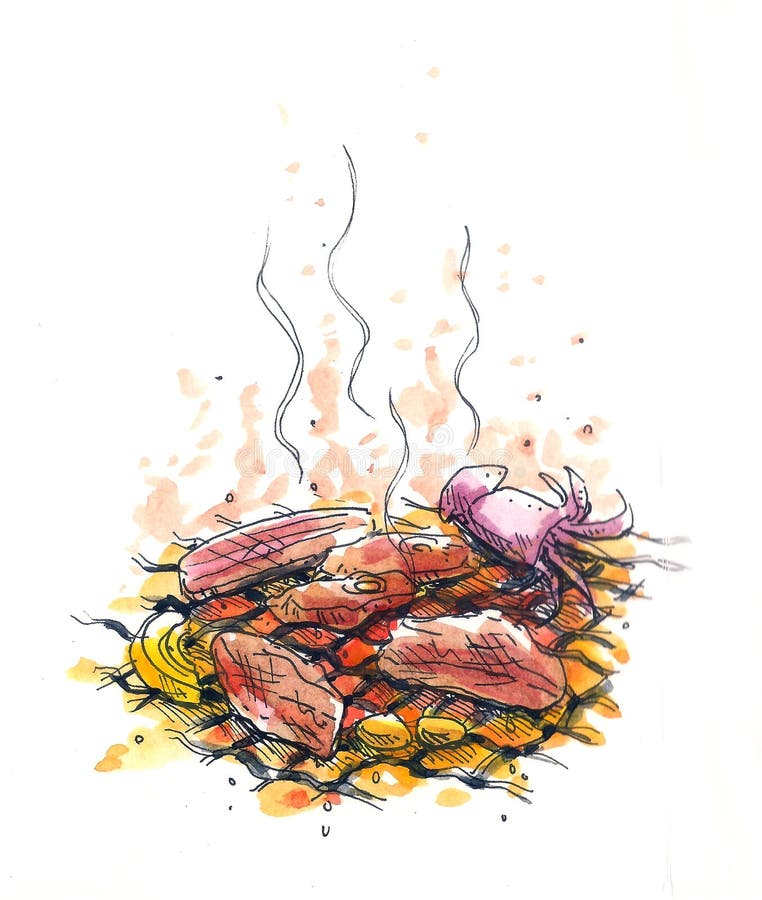 Braai Stock Illustrations – 302 Braai Stock Illustrations, Vectors ...