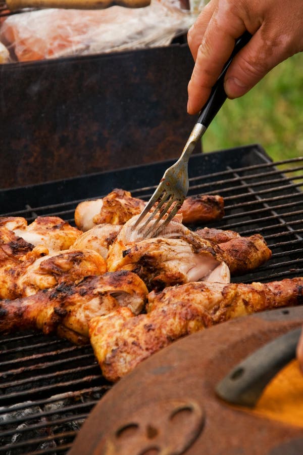 BBQ Chicken stock image. Image of grill, barbequing, barbecues - 5468479