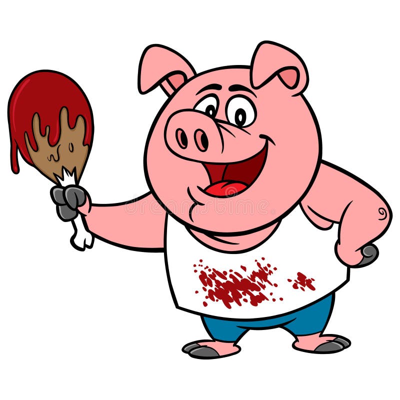 Chicken And Pig Cartoon