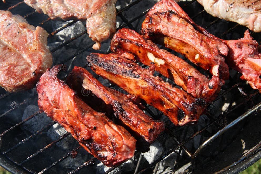 Bbq Chinese Style Lamb Ribs Stock Photo - Image of lamb, foods: 3198264